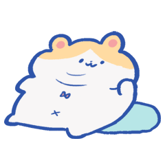 The Everyday Life of a Fluffy Hamster - LINE スタンプ | LINE STORE
