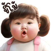 Little Chubby girl lovely! – LINE stickers | LINE STORE