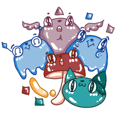 Magic Mushroom Friend - LINE スタンプ | LINE STORE