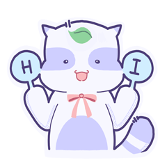 Blue Tanuki - LINE スタンプ | LINE STORE