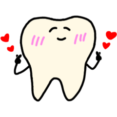 Lovery tooth Stickers | Yabe-LINE貼圖代購 | 台灣No.1，最便宜高效率的代購網