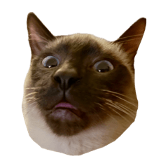 Dr Evil 4 (siamese cat) – LINE貼圖 | LINE STORE