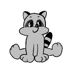 Kai Lin The Racoon – LINE stickers | LINE STORE