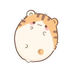 Tiggy the Tiger Hamster EN – LINE stickers | LINE STORE
