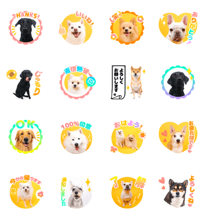 【スタンプ無料GET!】 DEC【おでか犬】愛犬スタンプ第12弾｜ Stampick! （スタンピック）