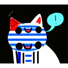 Cat Message Stickers 1 - LINE スタンプ | LINE STORE