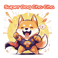 Super Dog CHa CHA - LINE スタンプ | LINE STORE