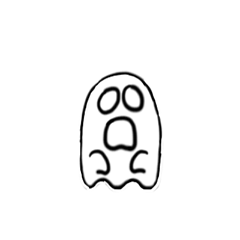 a ghost!!!! – LINE stickers | LINE STORE