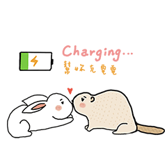 Beaver and Rabbit - Daily Life – LINE stickers | LINE STORE