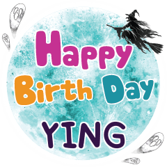 YING Happy Birth Day One word e - LINE スタンプ | LINE STORE
