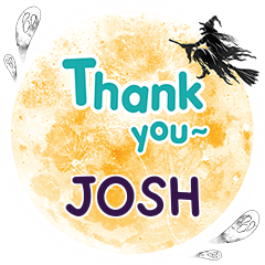 JOSH Thank you One word e - LINE スタンプ | LINE STORE