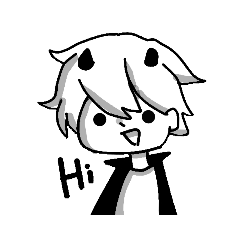 Black.White: – LINE stickers | LINE STORE