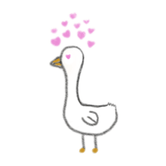 Short-legged goose - LINE スタンプ | LINE STORE