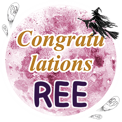 REE Congratulations One word e - LINE スタンプ | LINE STORE
