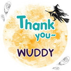 WUDDY Thank you One word e - LINE スタンプ | LINE STORE