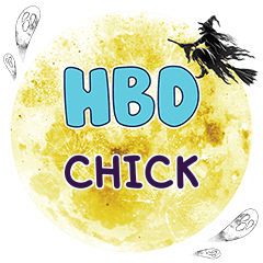 CHICK HBD One word e - LINE スタンプ | LINE STORE