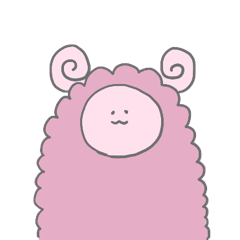 Happy sheep-chan – LINE貼圖 | LINE STORE