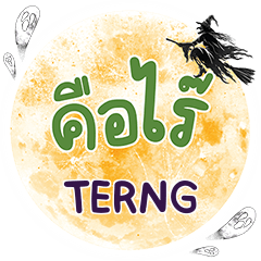 TERNG คือไร๊ คำเดียว e – สติกเกอร์ LINE | LINE STORE