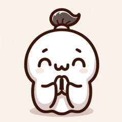 Chonmage Ghost Stickers – LINE stickers | LINE STORE