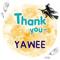 YAWEE Thank you One word - LINE スタンプ | LINE STORE