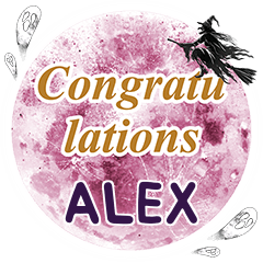 ALEX Congratulations One word e - LINE スタンプ | LINE STORE