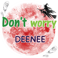 DEENEE Don't worry One word e - LINE スタンプ | LINE STORE
