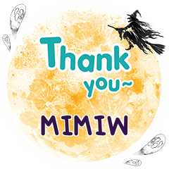 MIMIW Thank you One word e - LINE スタンプ | LINE STORE