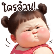 Chubby girl 19 BIG – LINE stickers | LINE STORE