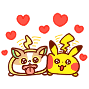 Kanahei × Pokémon Animated Fluff – LINE stickers | LINE STORE