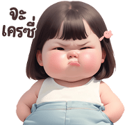 Chubby girl 05 – LINE stickers | LINE STORE