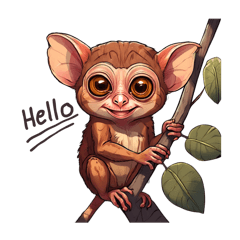 Cute Tarsiers - LINE スタンプ | LINE STORE