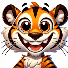 Grinning Tiger Sticker Pack – LINE貼圖 | LINE STORE