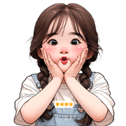 Cute chubby girl kids 4 custom – LINE stickers | LINE STORE