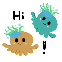 HELLO Squid – LINE貼圖 | LINE STORE