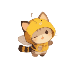 Bee Bee Cat - LINE スタンプ | LINE STORE