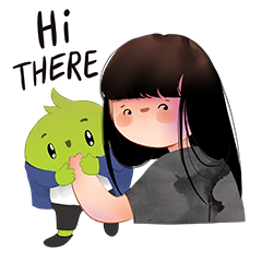 Aunjai X Mystery Girl(AIS) - LINE スタンプ | LINE STORE