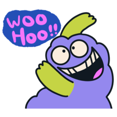 Goofy Grape Monster – LINE stickers | LINE STORE