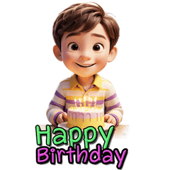 Cute boy BCC – LINE stickers | LINE STORE