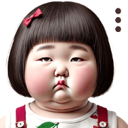Chubby girls 32 – LINE stickers | LINE STORE