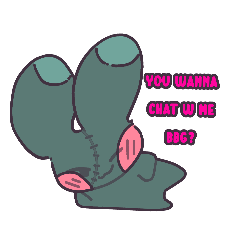 Green zombie bunny doll!! – LINE stickers | LINE STORE