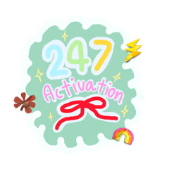 247 Activation sticker V1. – สติกเกอร์ LINE | LINE STORE