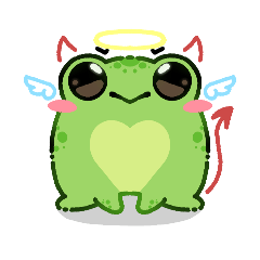 Troublesome bipolar little frog – LINE stickers | LINE STORE