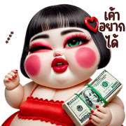 Chubby girls 63 custom – LINE stickers | LINE STORE