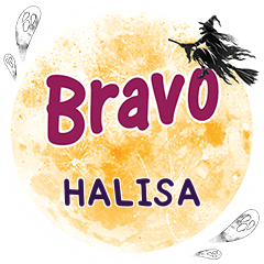 HALISA Bravo One word e – LINE stickers | LINE STORE