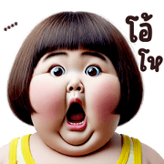 Chubby girls 68 custom – LINE stickers | LINE STORE