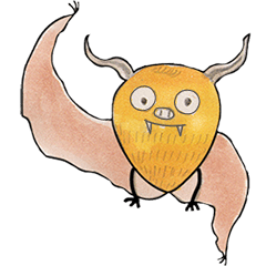 Lucky Bat - Stiker LINE | LINE STORE