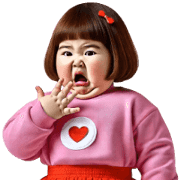 Cute Girls Duk Dik:Animated 02 – LINE stickers | LINE STORE