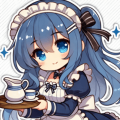 Your Maid Cafe #5383c3 – LINE貼圖 | LINE STORE