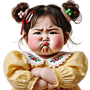 Chubby Cute Girl 02 BIG – LINE stickers | LINE STORE