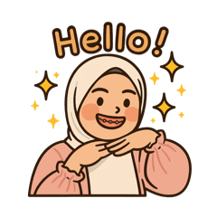 Adilah D. Set1 – สติกเกอร์ LINE | LINE STORE